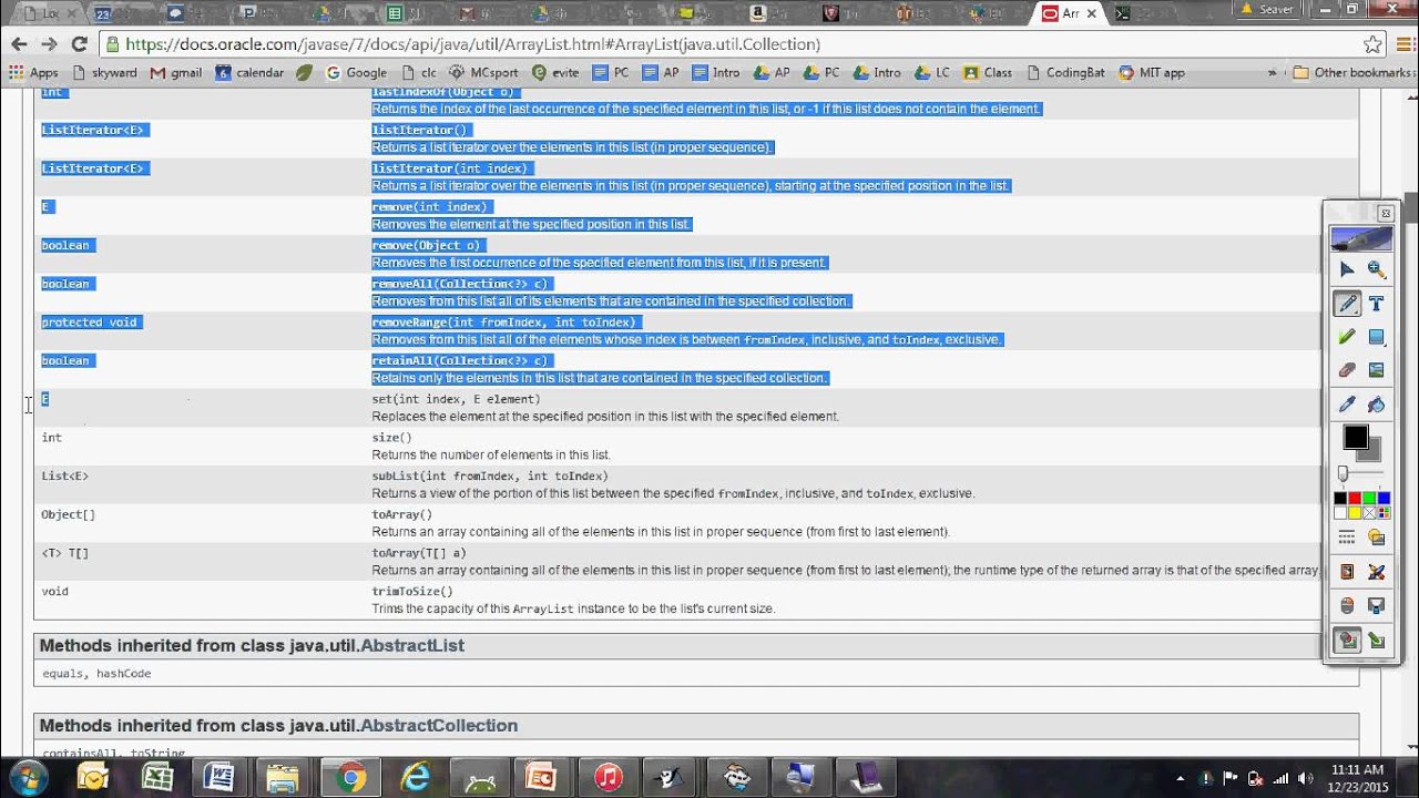Arraylist Video Youtube