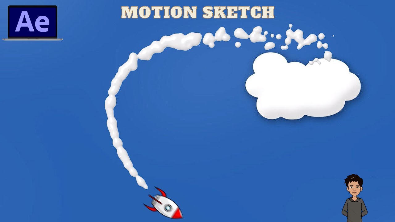 Cartoon Rocket Effect After Effects Simple Tutorial Youtube