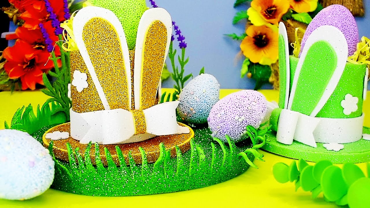 Easter Craft Tutorial How To Make A Beautiful Decoration With Foam