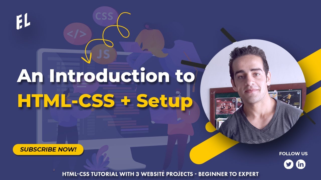 Html Css Tutorial Lesson 1 Html Css Introduction Setting Up The
