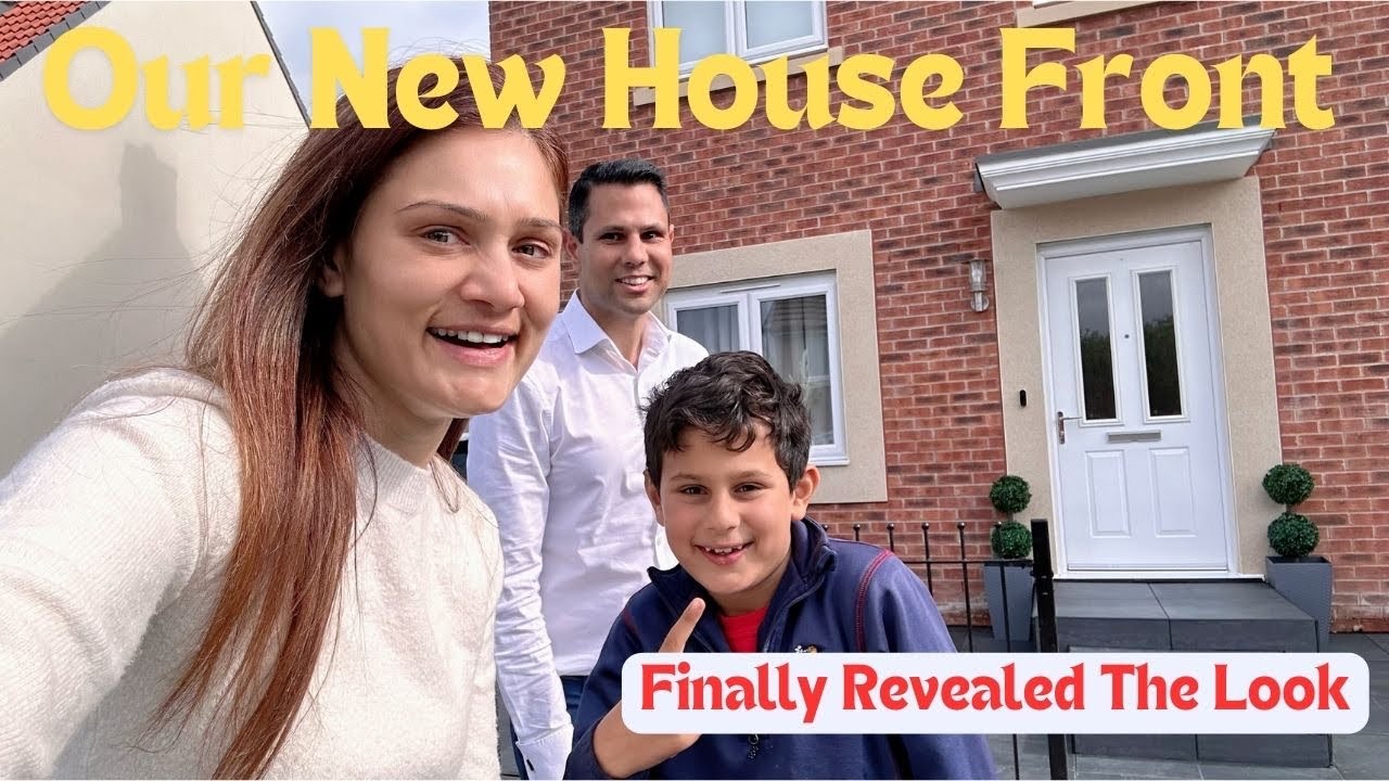 Finally Revealing The Look Of Our Modern House Front Makeover New