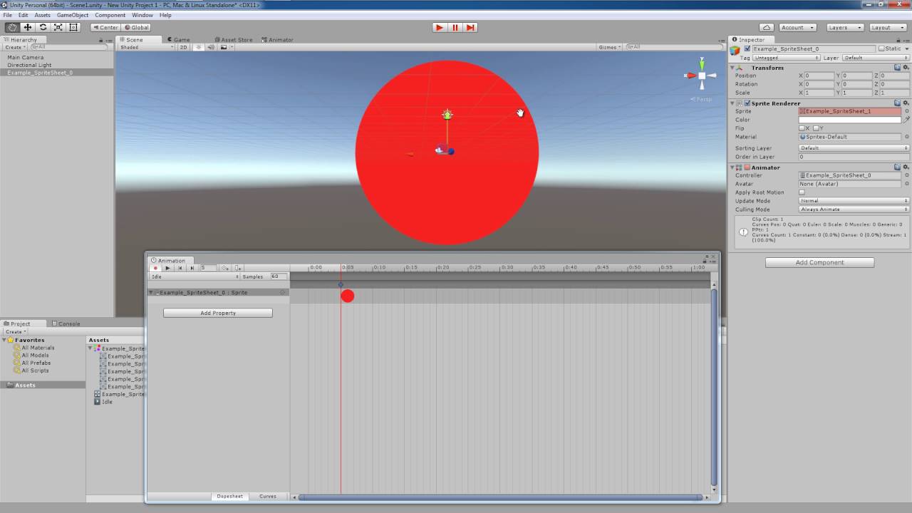 Unity 5 Tutorial 2d Animation Youtube