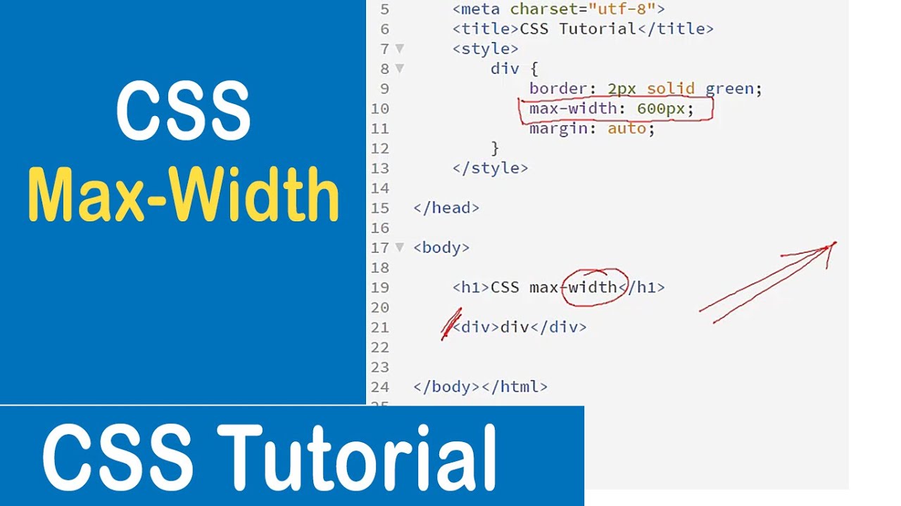 23 Css Max Width Property Responsive Element Margin Auto Css
