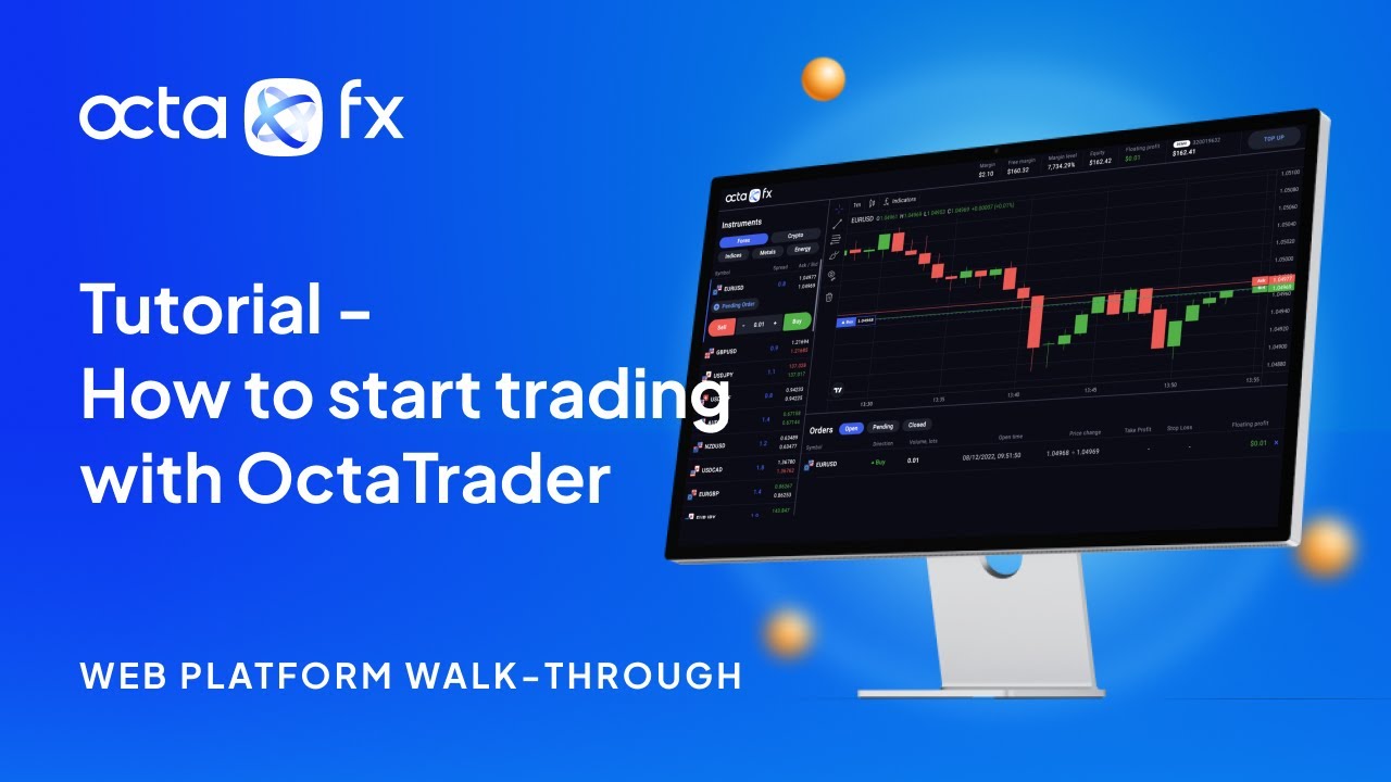 English Tutorial How To Start Trading With Octatrader On Web Youtube