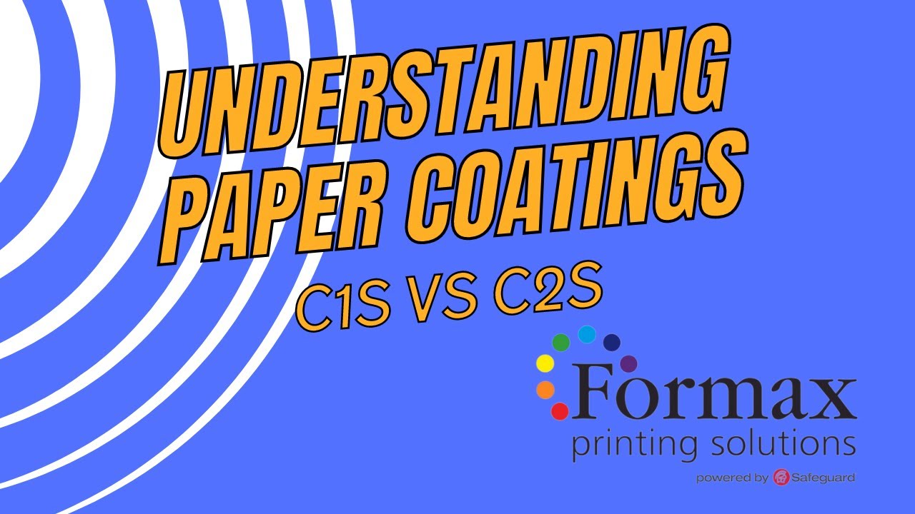 Understanding Paper Coatings What Are C1s And C2s Papers Youtube