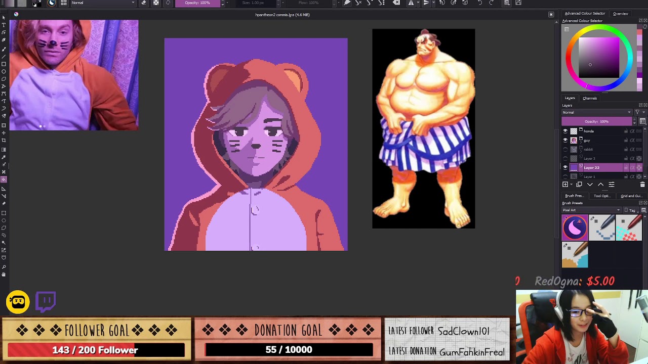 Krita Pixel Art Tutorial Okebeer