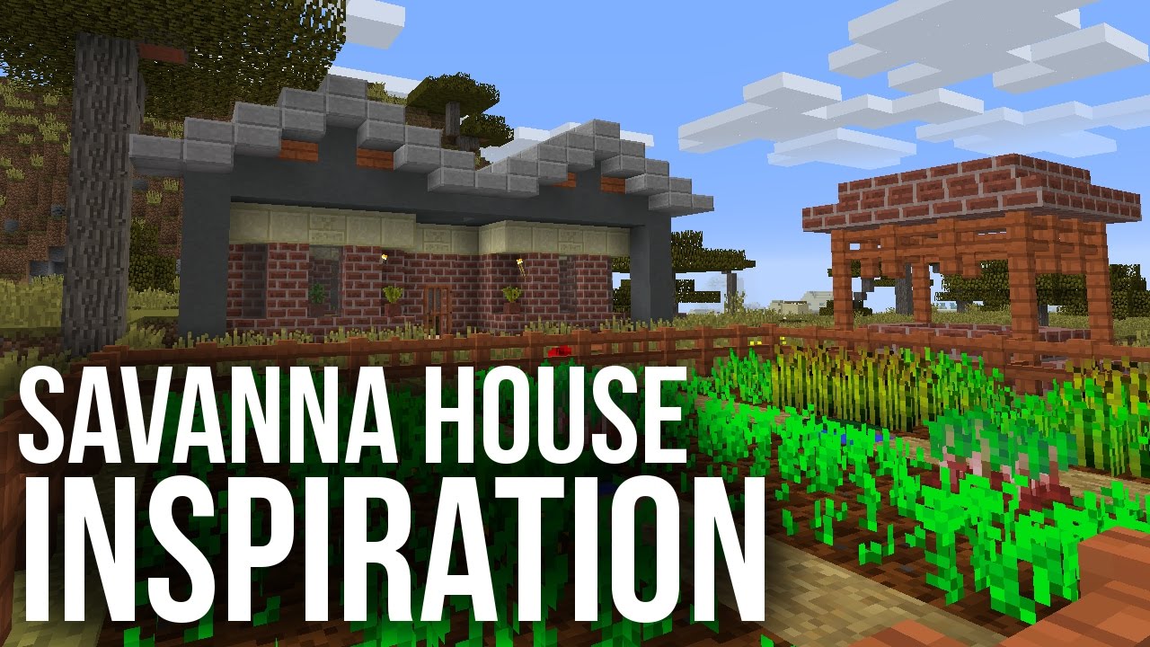 Savanna House Inspiration Minecraft Youtube