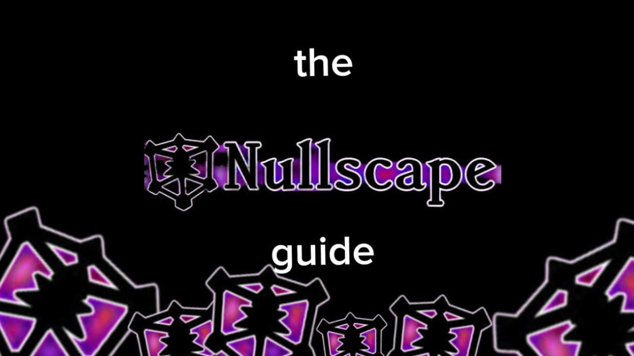 The Nullscape Guide Roblox Youtube
