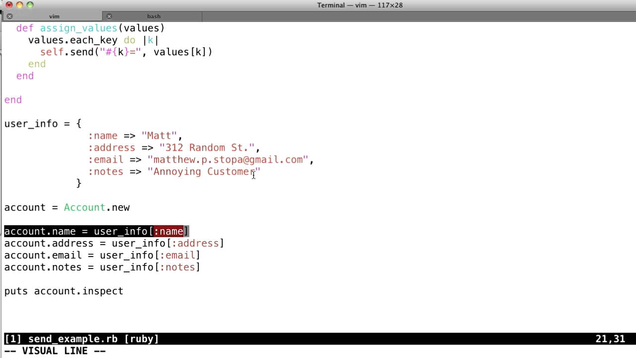 Ruby Metaprogramming Tutorial Part 1 Send Method Youtube