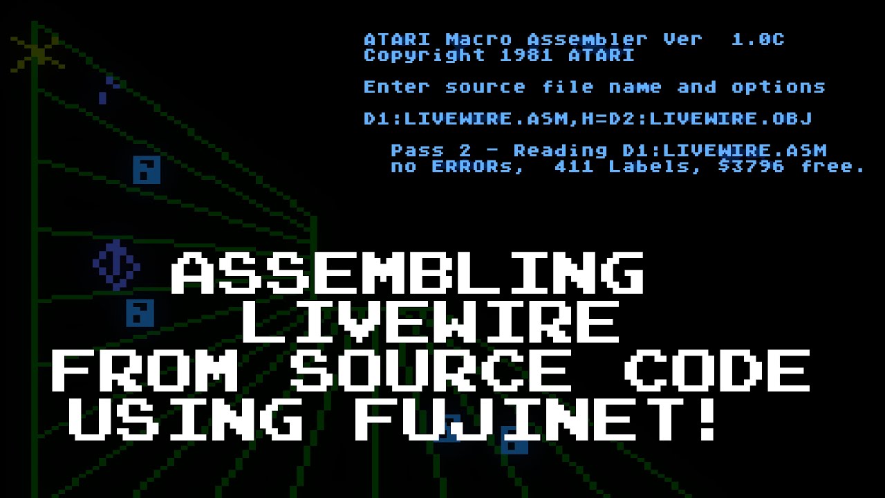 Building Livewire Atari 8 Bit From Source Code Youtube