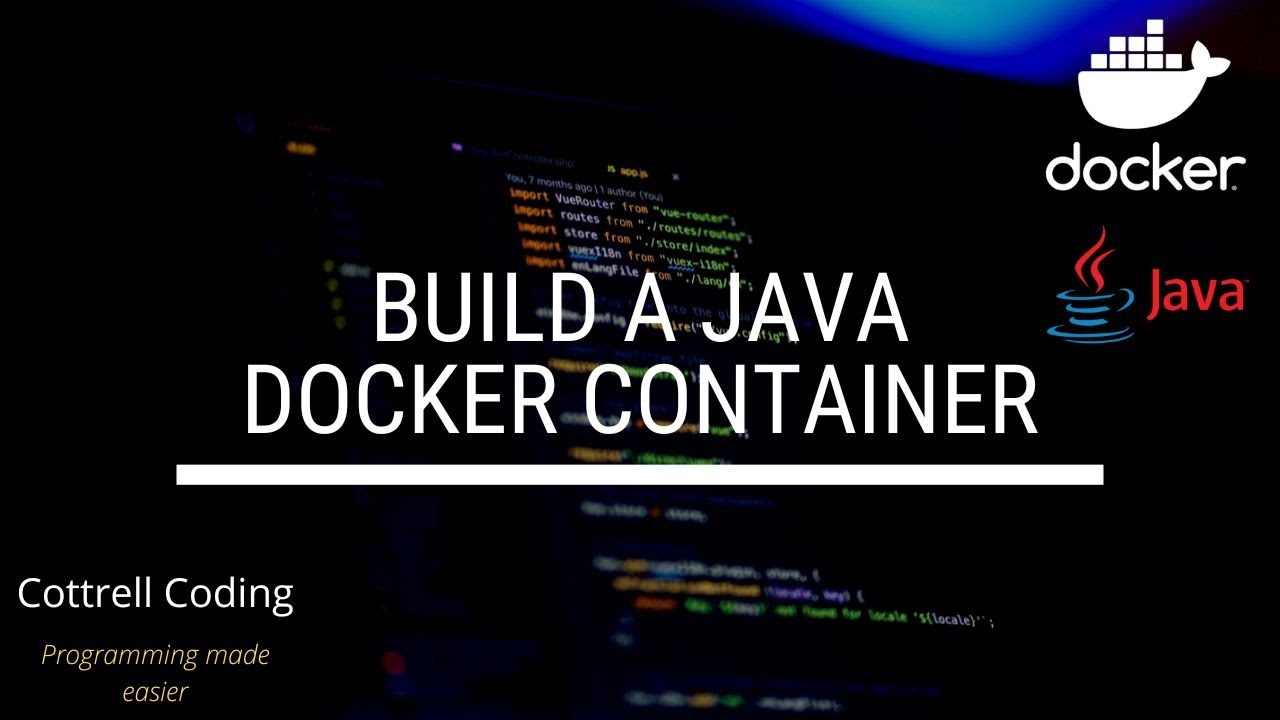 Build Java Docker Container Youtube