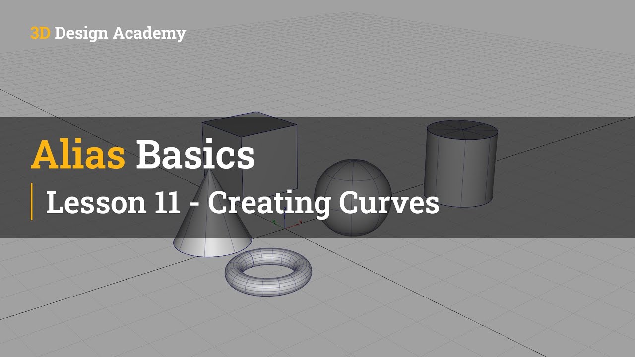 Autodesk Alias Basic Tutorials 11 Creating Curves Youtube