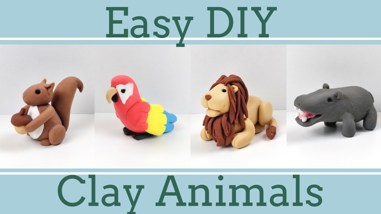 Polymer Clay Animals Tutorial