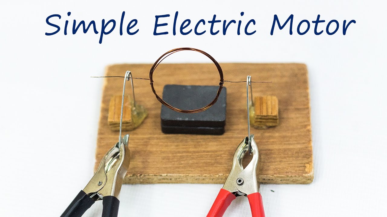 Simple Electric Motor Science Project Simple Electric Motor Make