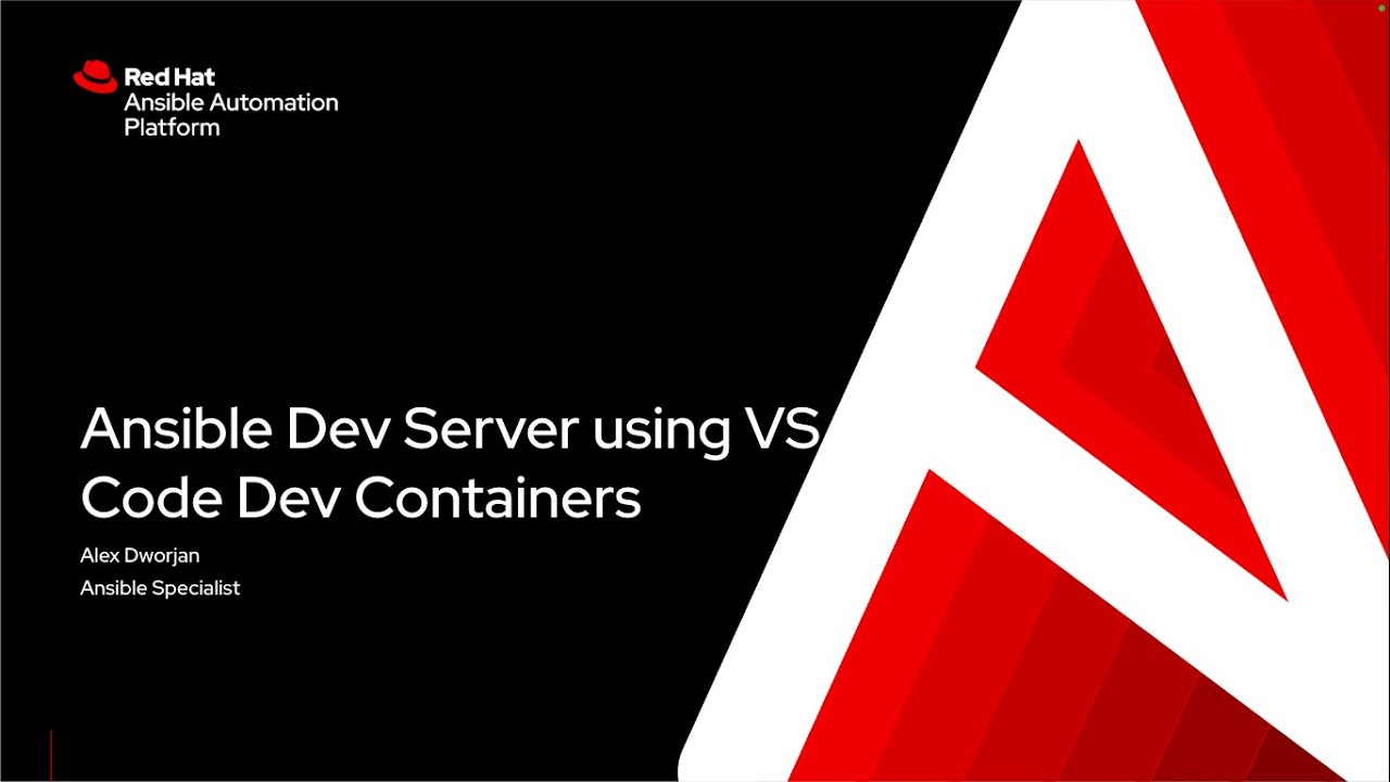 Ansible Dev Server Using Vscode Dev Containers Youtube