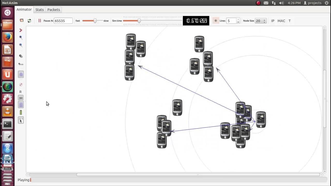 Ns3 Code Examples Mobile Grid Clustering Youtube