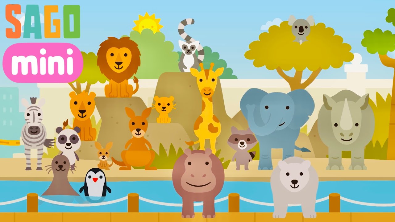 Sago Mini What Animals Live In Zoo Youtube