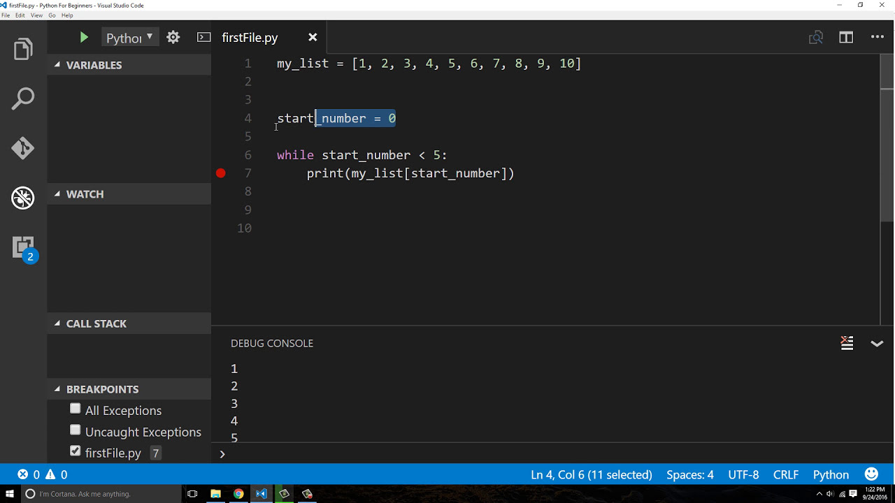 Python Beginner While Loops Youtube