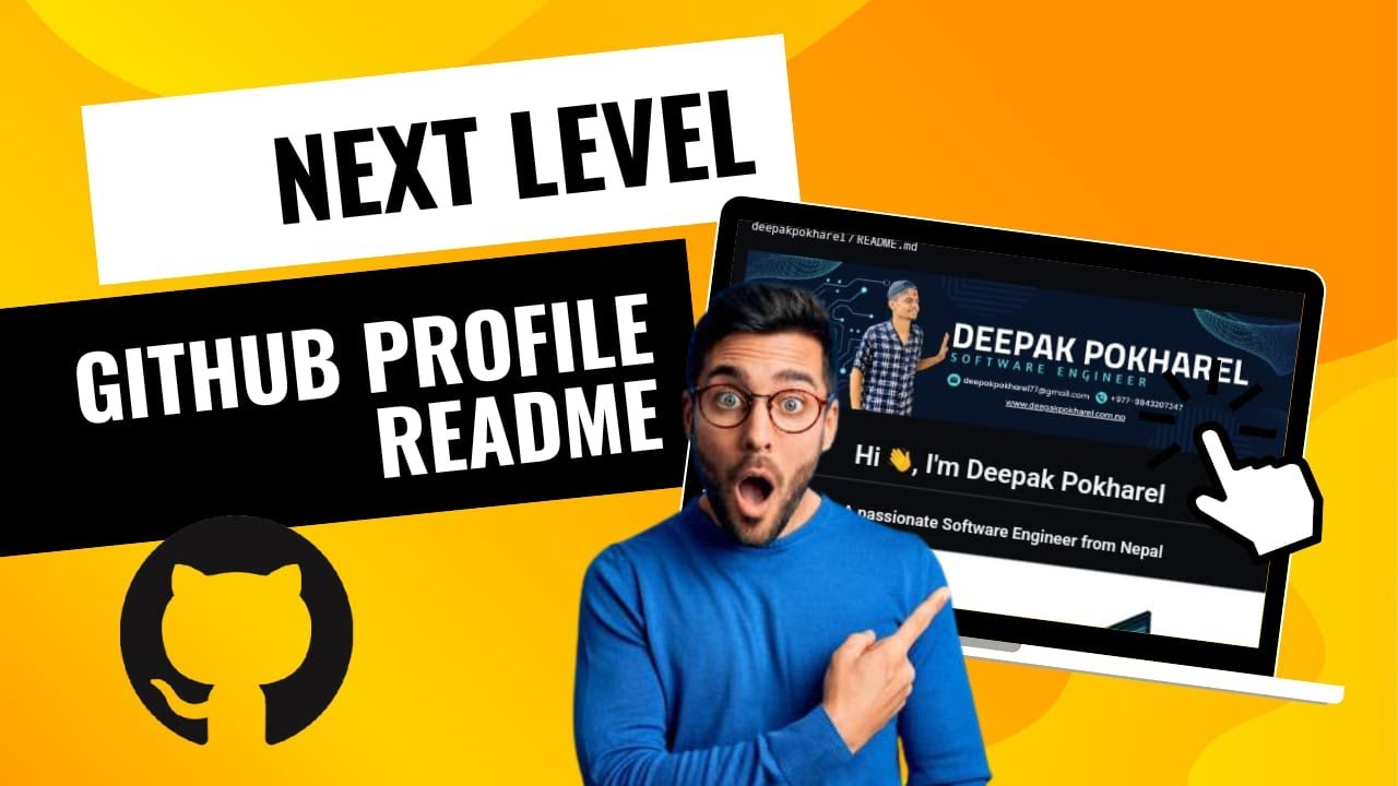 Next Level Github Profile Readme New 2023 Markdown Template