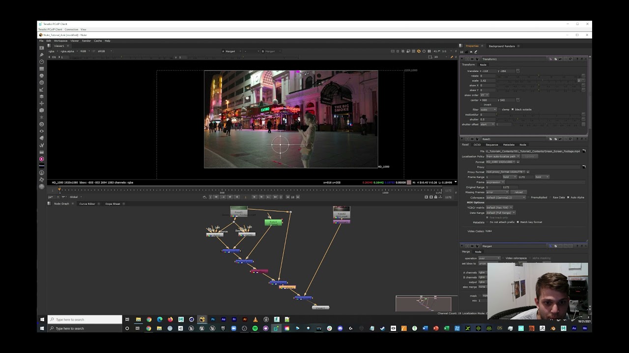 Camera Tracking In Nuke Tutorial Youtube
