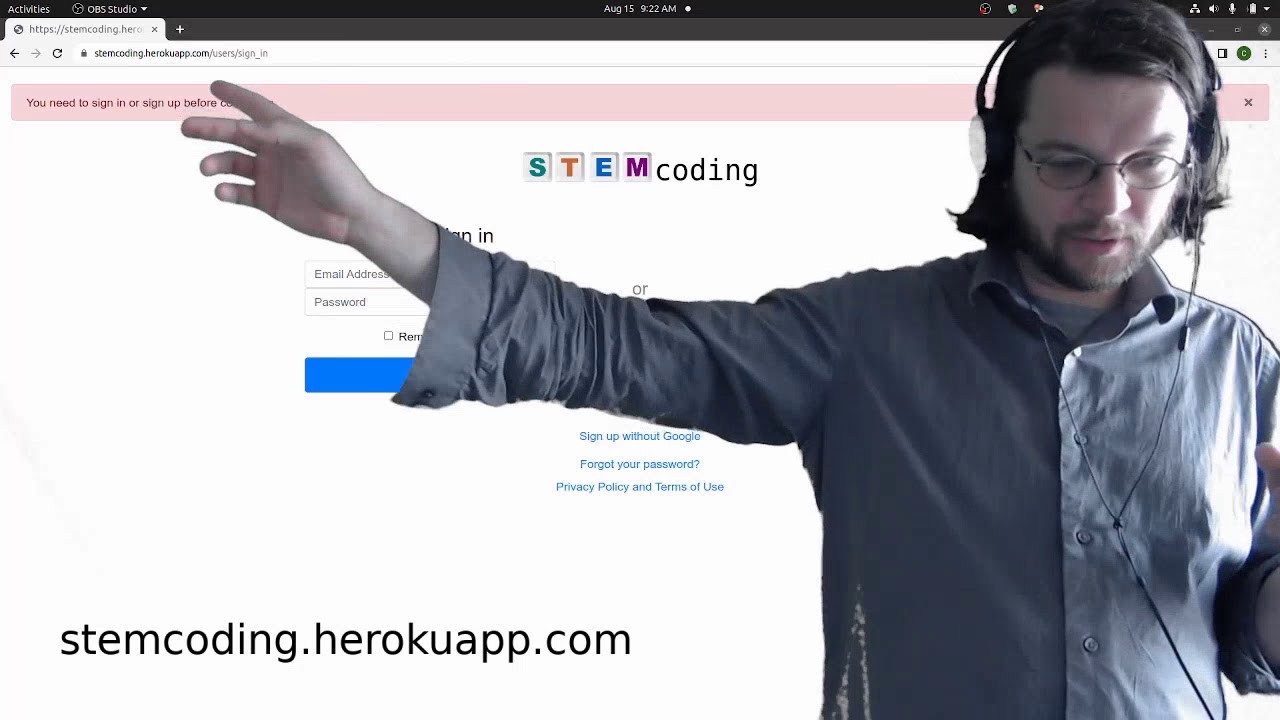 Introducing Stemcoding Herokuapp Youtube