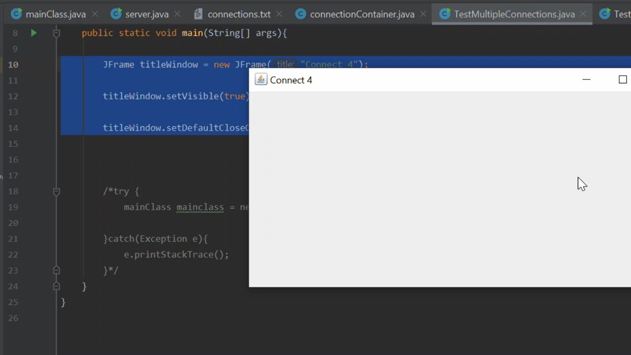 Connect 4 In Java Part 30 Gui Youtube
