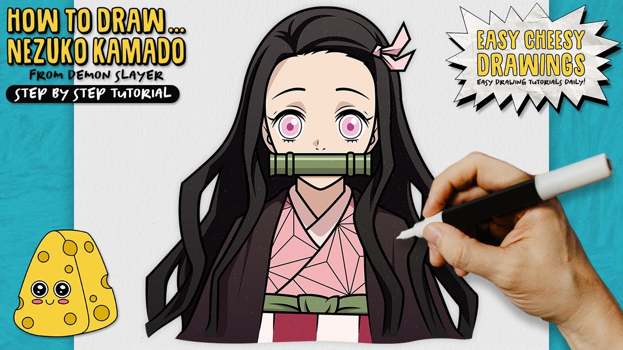 How To Draw Nezuko Kamado ёяшиёям Demon Slayer Easy Step By Step Drawing
