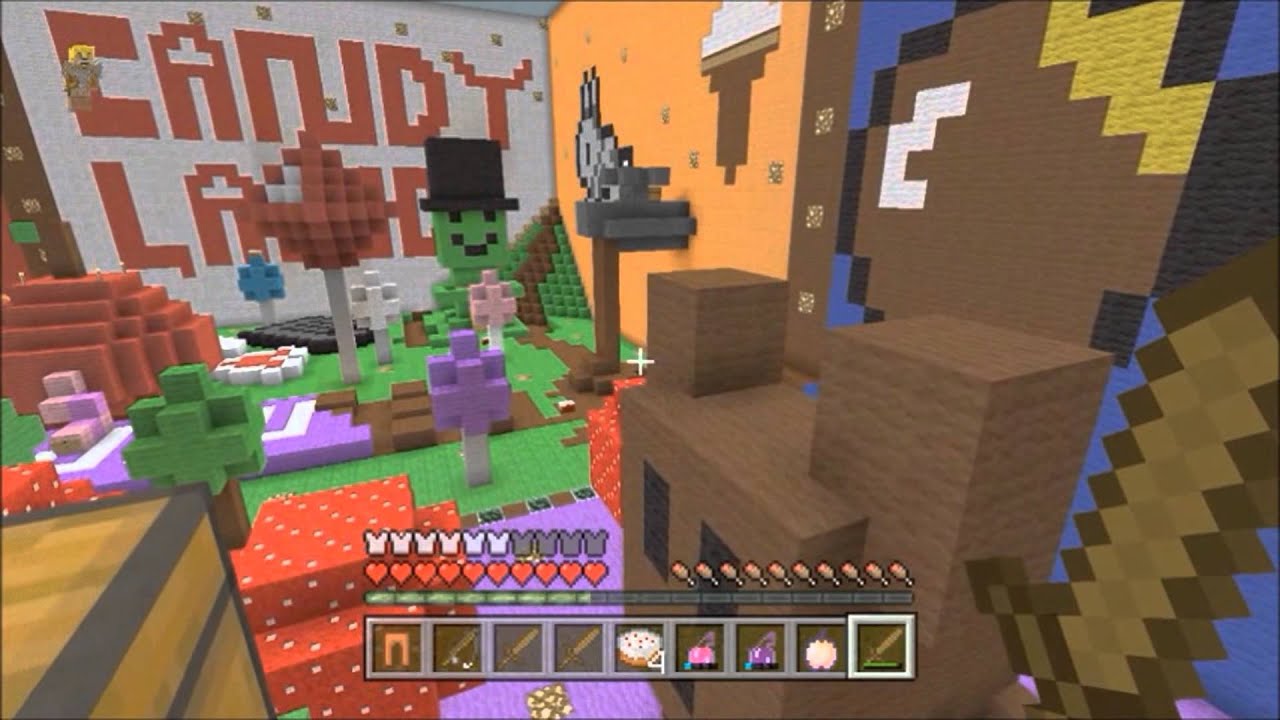 Minecraft Xbox 360 Hunger Games Candy Land New Hunger Games Map