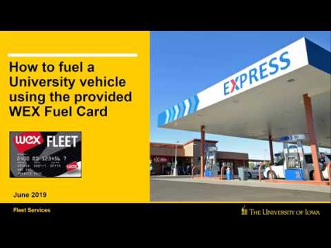 Wex Card Tutorial Video Youtube