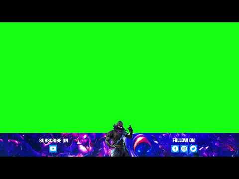 Free Animated Gaming Overlay Green Screen No Text Youtube