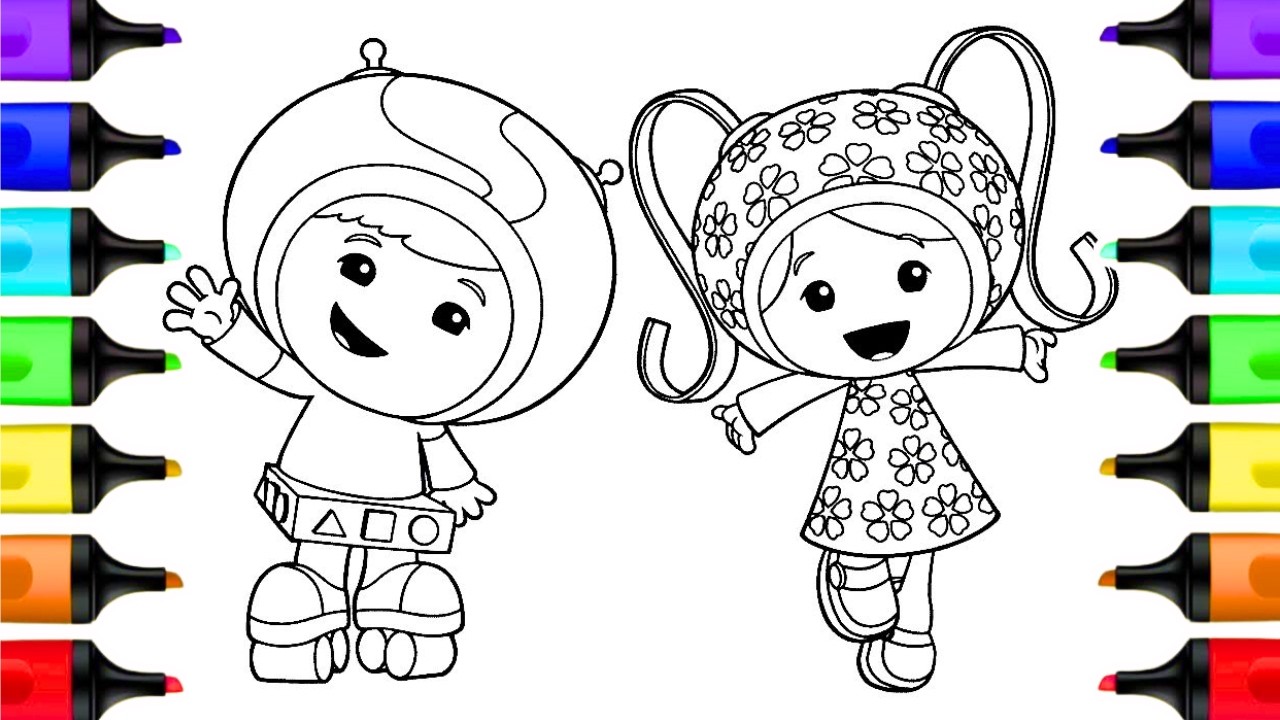Team Umizoomi Coloring Pages Print 2025