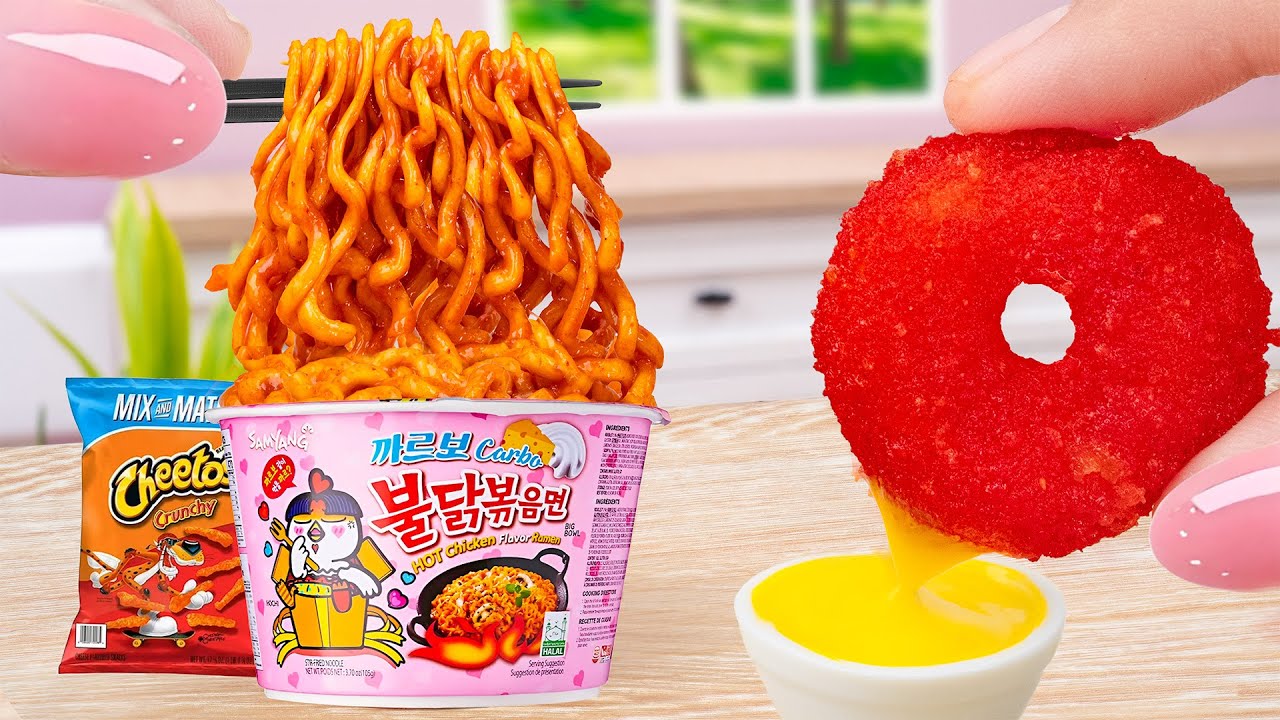 How To Make Spicy Buldak Cheese Noodles And Crispy Fried Cheetos By