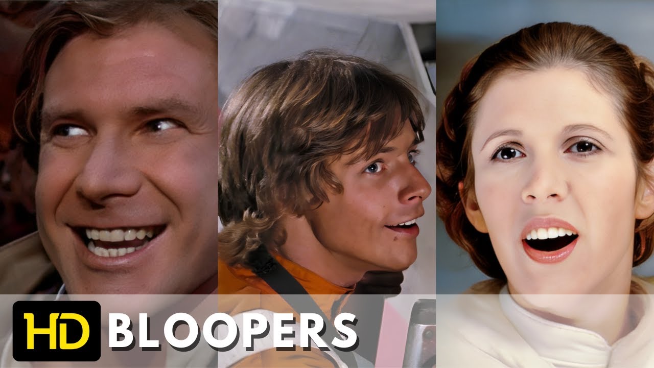 Star Wars The Original Trilogy Complete Bloopers Collection Youtube