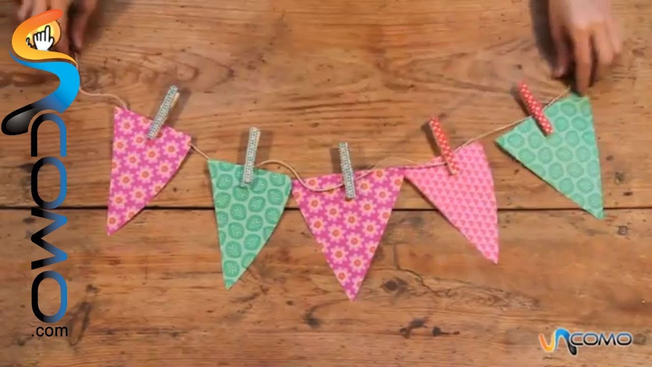 Hacer Guirnaldas De Papel Youtube