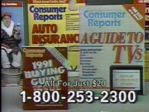 1990 Consumer Reports Commercial Youtube