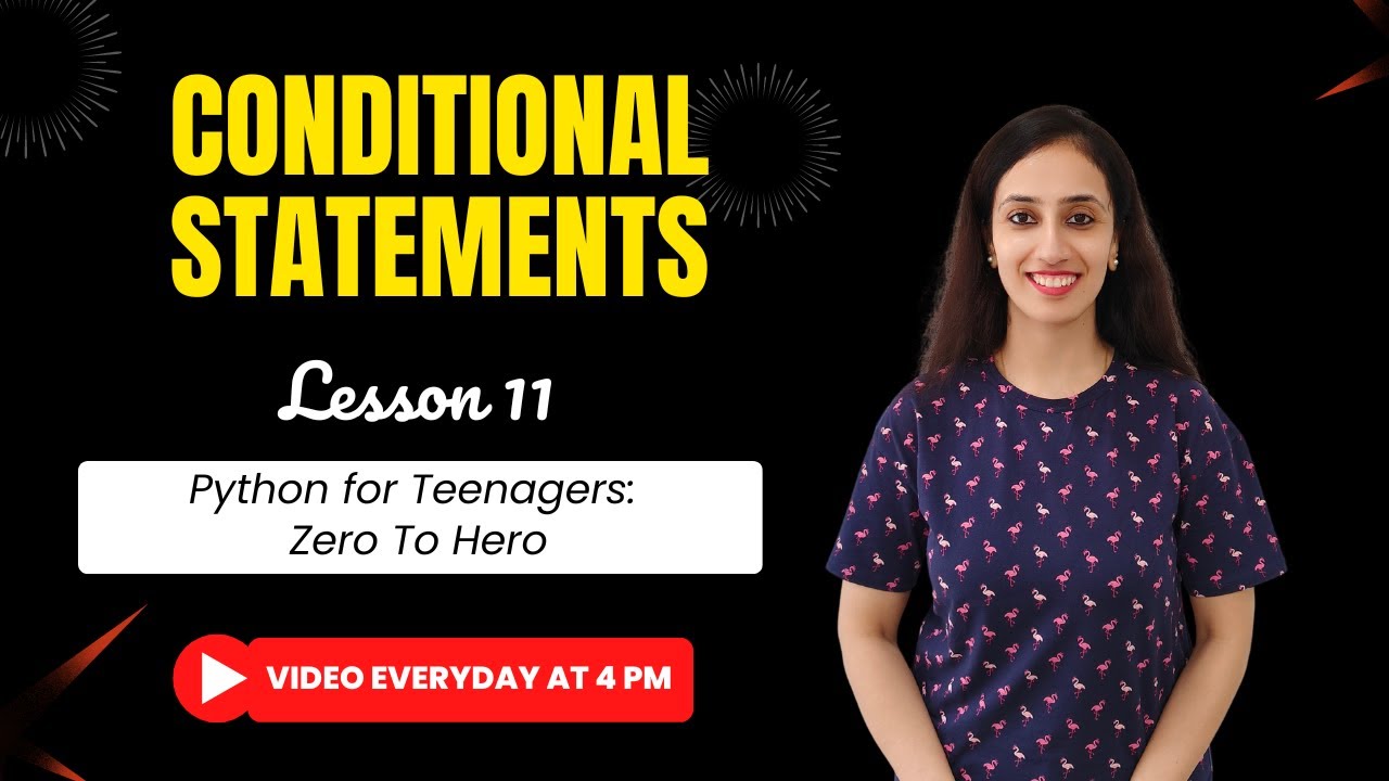 Lesson 11 Conditional Statements Youtube
