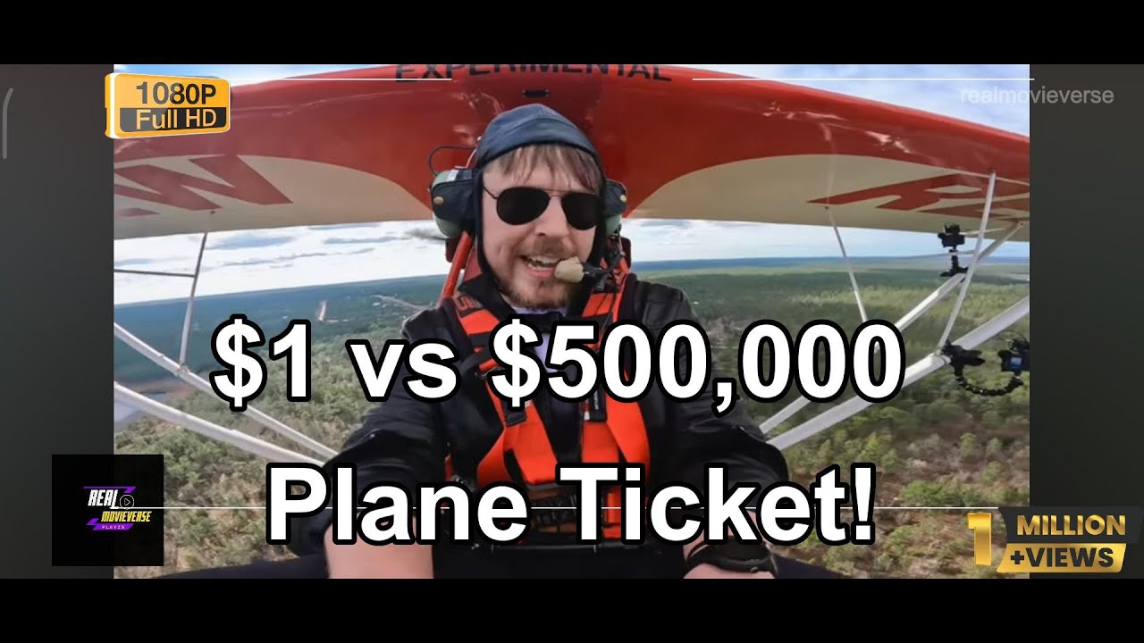 Mrbeast Hindi Dubbed 2024 1 Vs 500000 Plane Ticket Amazing