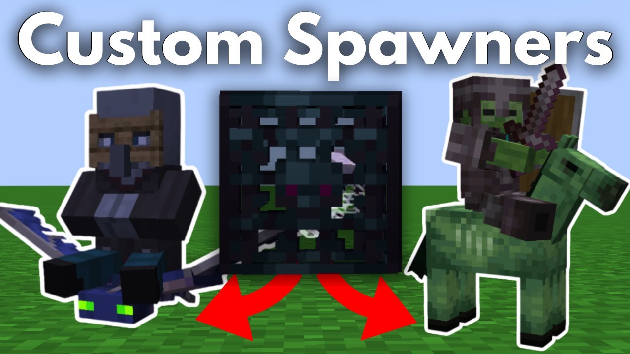 How To Make Custom Mob Spawners In Minecraft 1 21 Youtube