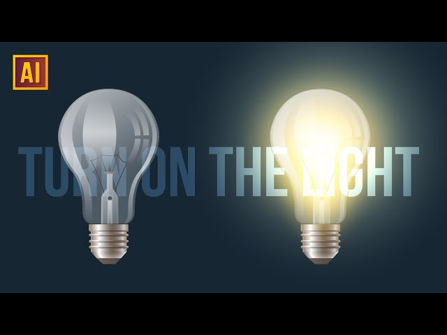 How To Draw A Light Bulb In Illustrator