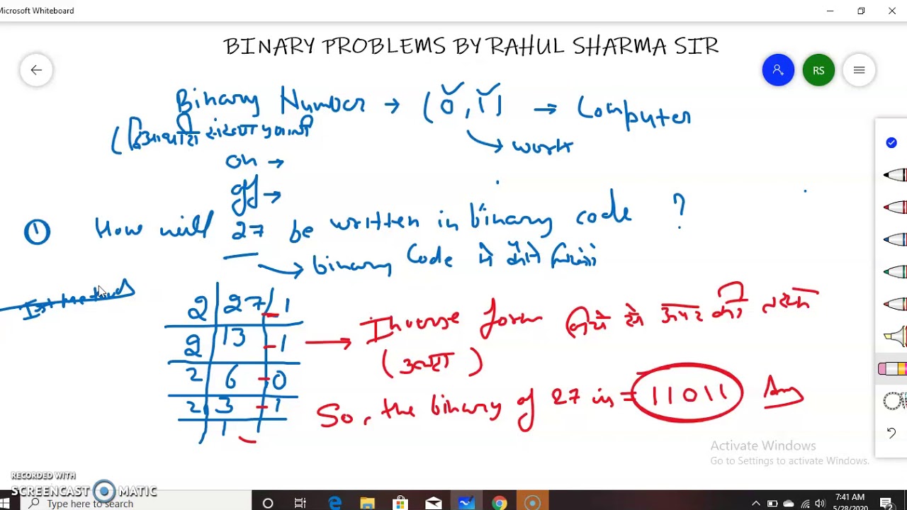 Binary Problems Reasoning Youtube
