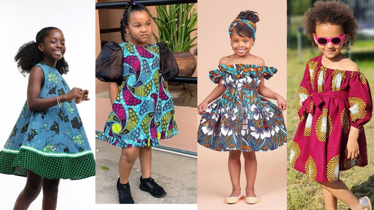 Robe Pour Petite Fille En Pagne At Sherley Falk Blog