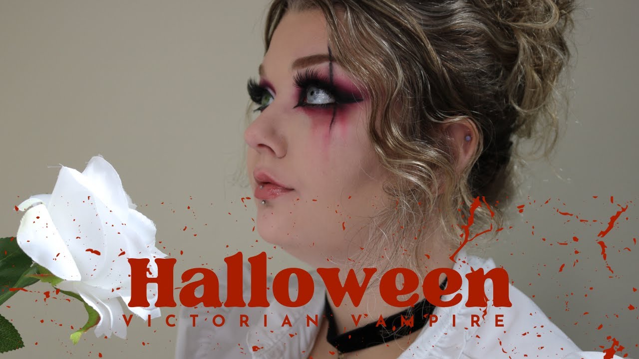 Victorian Vampire Halloween Makeup Tutorial Halloween 2023 Youtube