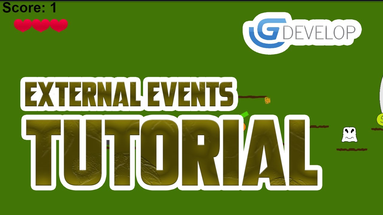 Updated Gdevelop Platformer 7 External Events Youtube
