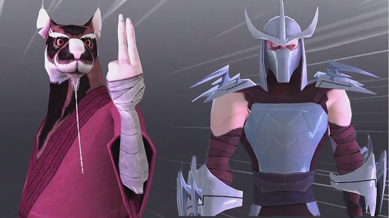 Tmnt Legends Master Splinter Vs Shredder Youtube