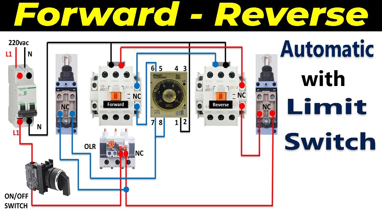 Forward Reverse Motor Control With Limit Switch Infoupdate Org