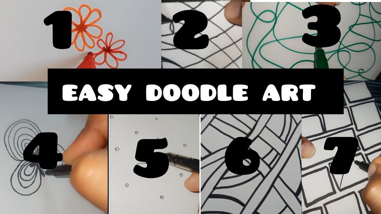 Doodle Art Easy Doodle Patterns How To Draw Easy Doodle Art Doodle