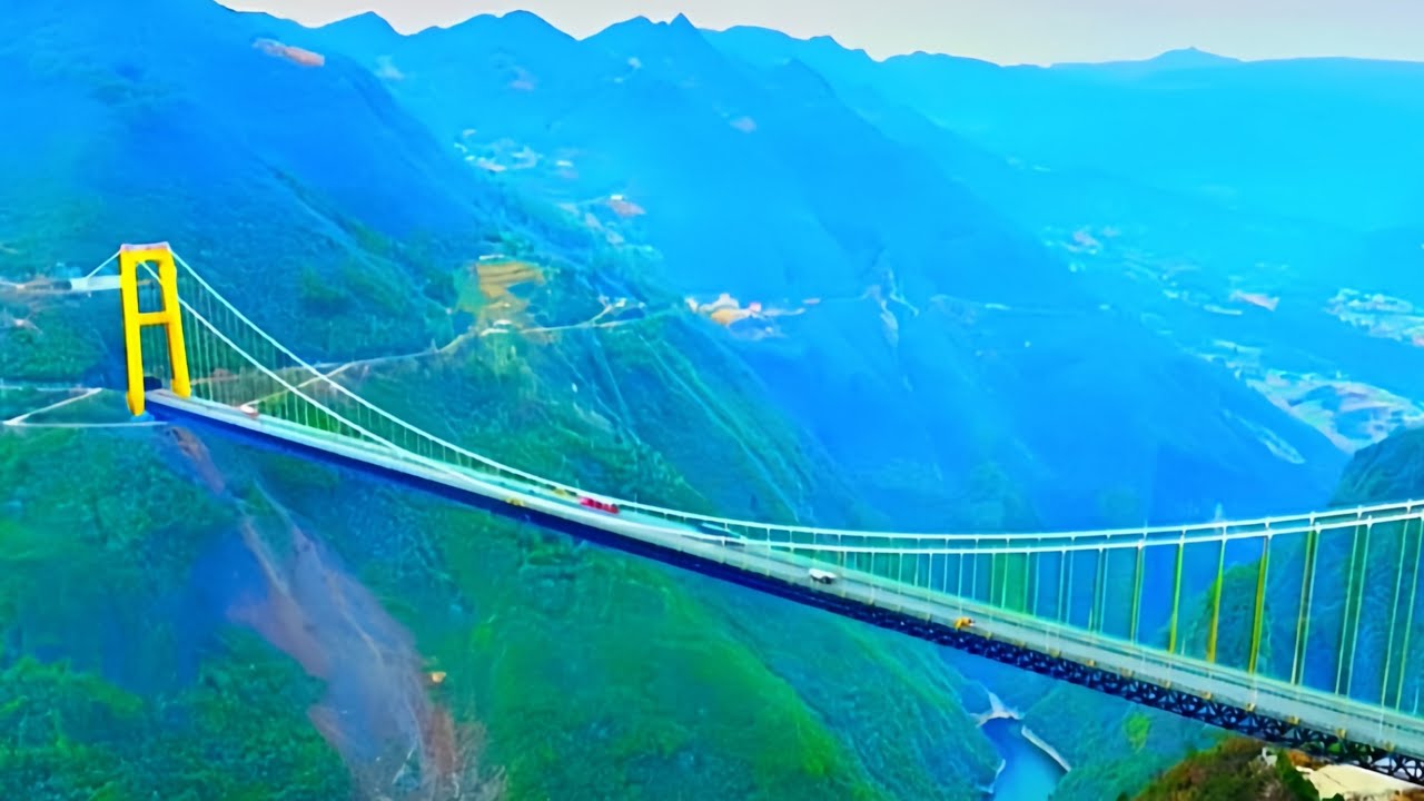 Mountain Bridges In China And How Do They Build Bridges Across