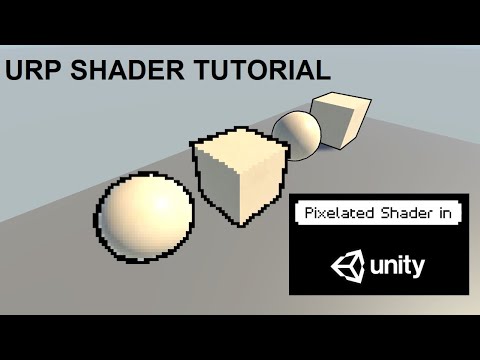 Unity Tutorial Screen Object Specific Pixelation Shader Urp