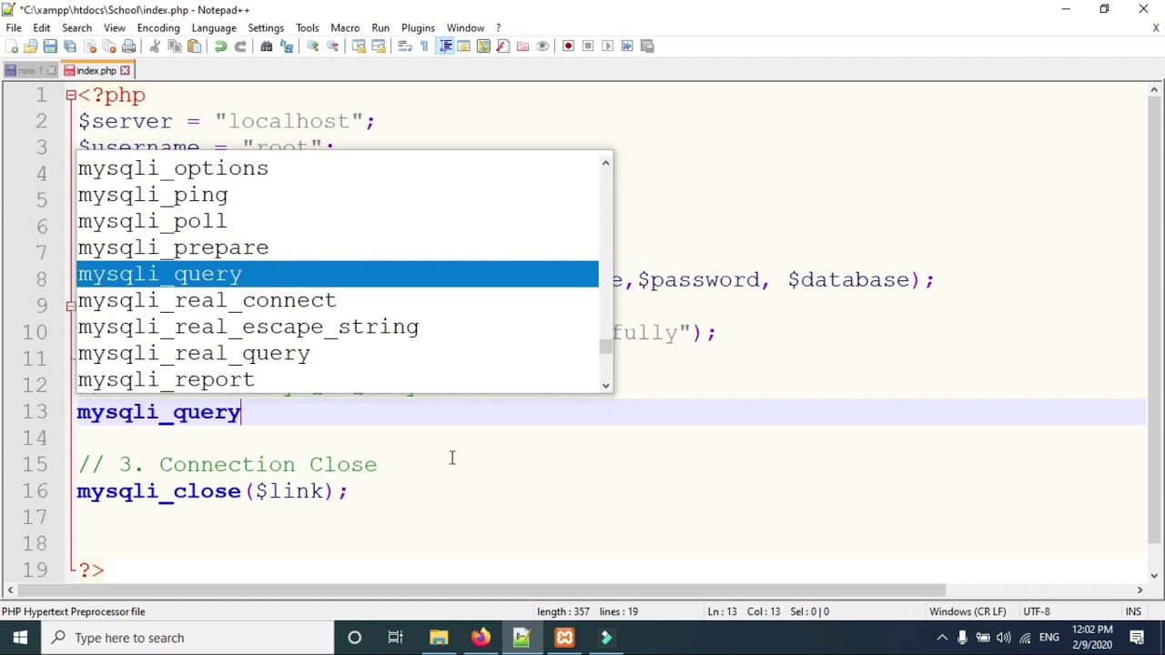Insert Data Into Database With Php Mysql Php In Urdu Php In Hindi