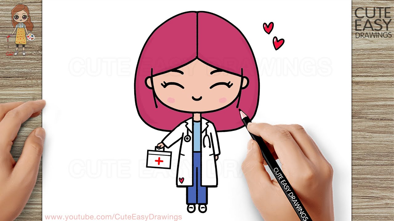 How To Draw A Girl Doctor